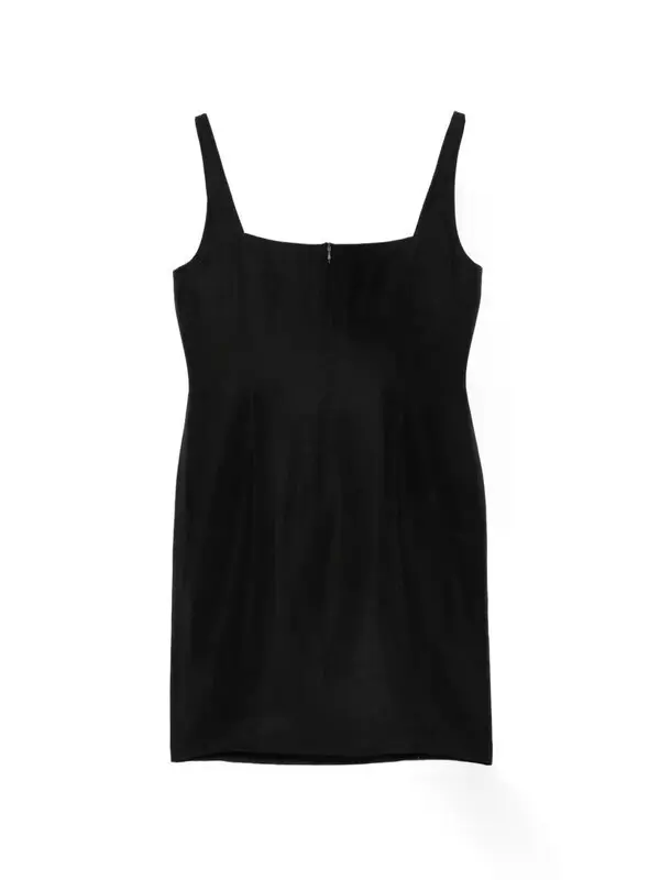 JIL SANDER 2000s Square-neck Mini Dress