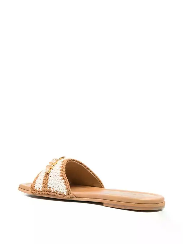 Inuikii Woven Cali Crystal-embellished Sandals