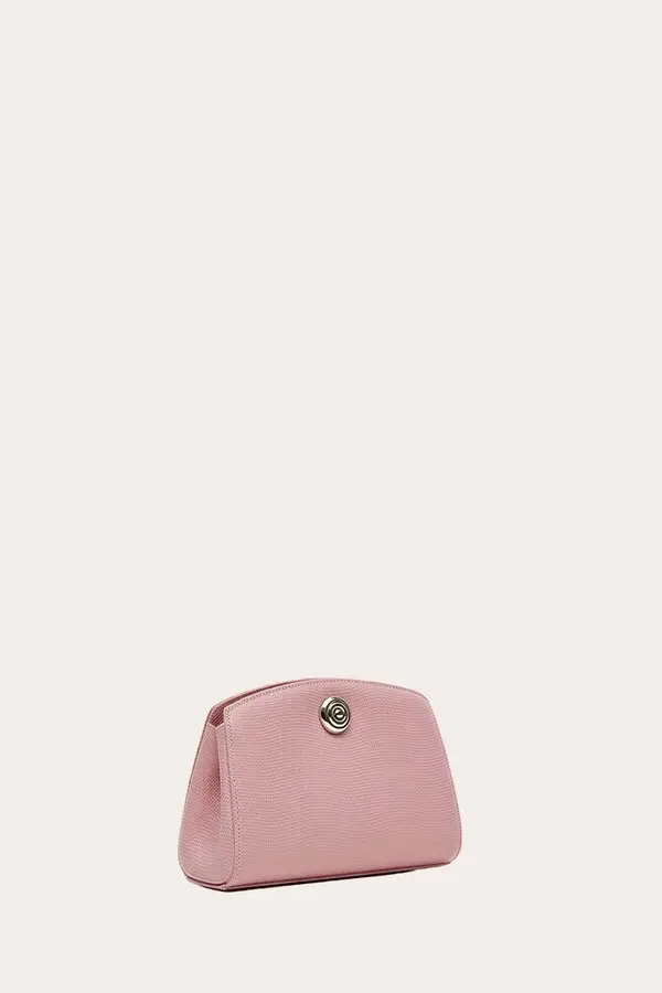 LIFFNER Pushlock Lizard Clutch - Pink