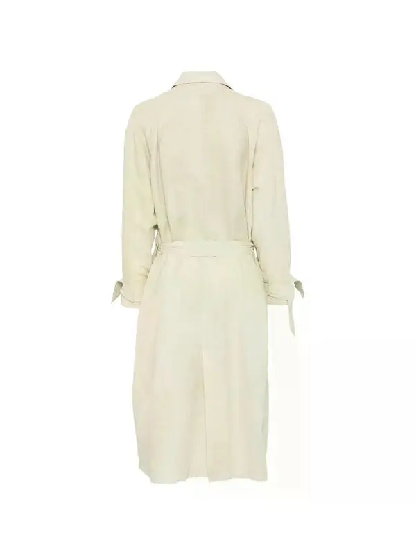 Versace 1980s Belted Double-breasted Coat