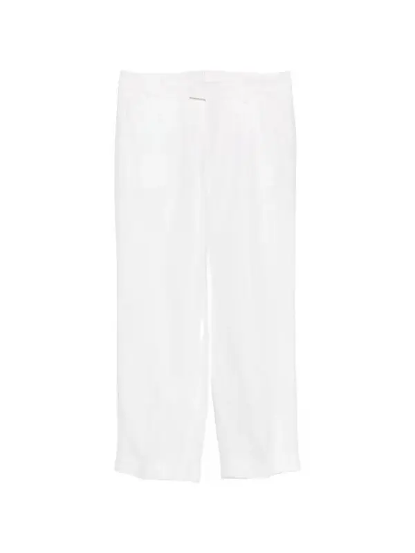 BERWICH Cropped Trousers - White