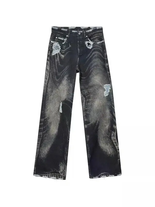 Camper Ripped Denim Jeans - Black