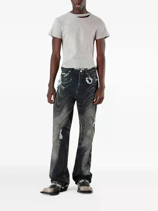 Camper Ripped Denim Jeans - Black