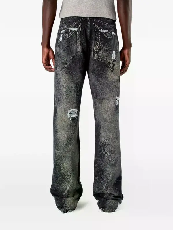 Camper Ripped Denim Jeans - Black