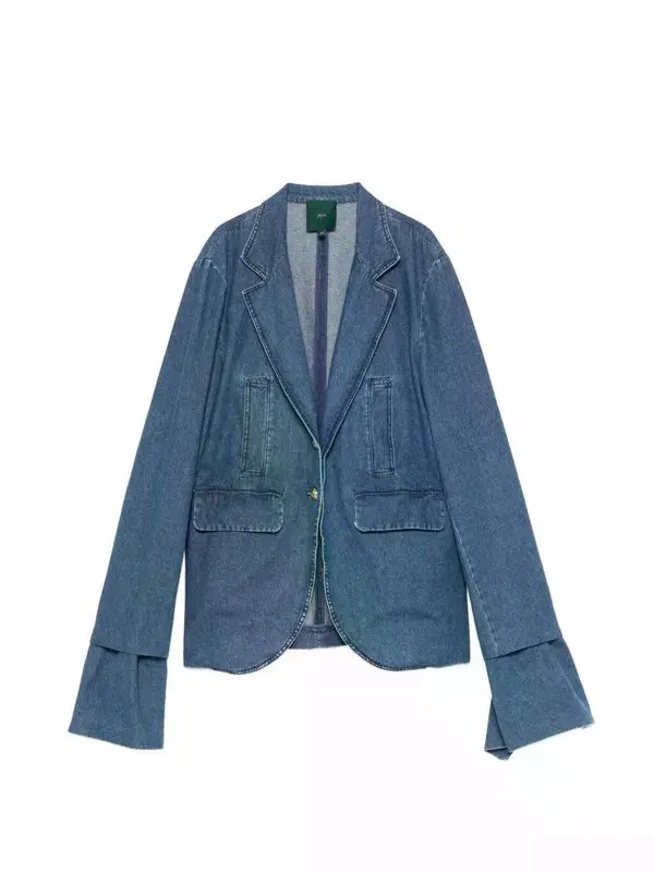 MAISON JEJIA Harry Flared-cuff Denim Blazer