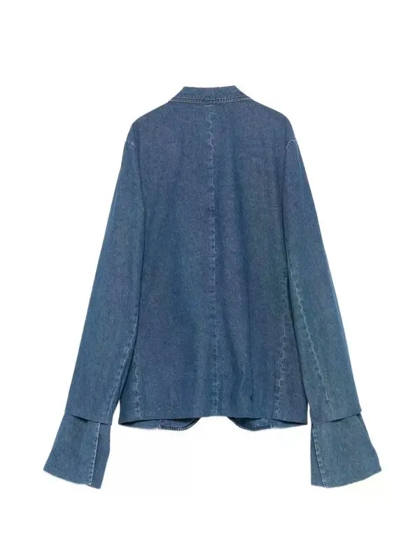 MAISON JEJIA Harry Flared-cuff Denim Blazer