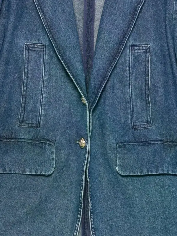 MAISON JEJIA Harry Flared-cuff Denim Blazer