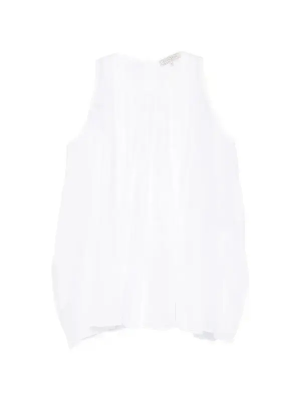 Antonelli Firenze Bermagotto Pleated Sleeveless Top