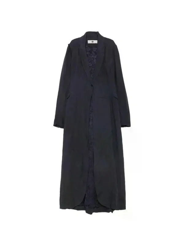 MARC LE BIHAN Crinkled Coat - Blue