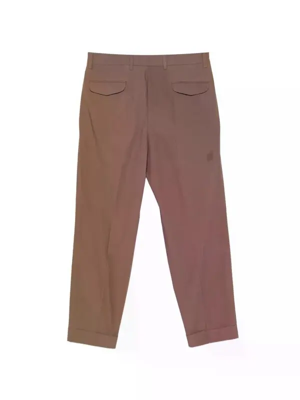 NEW YORK RESIDENT Pleated Turn-up Trousers