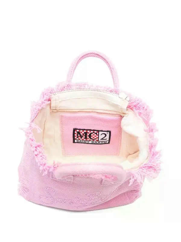 MC2 SAINT BARTH Canvas Mini Vanity Tote Bag