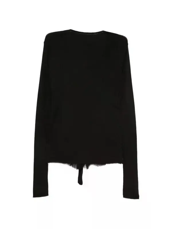 Masnada Ribbed Tie-front Cardigan
