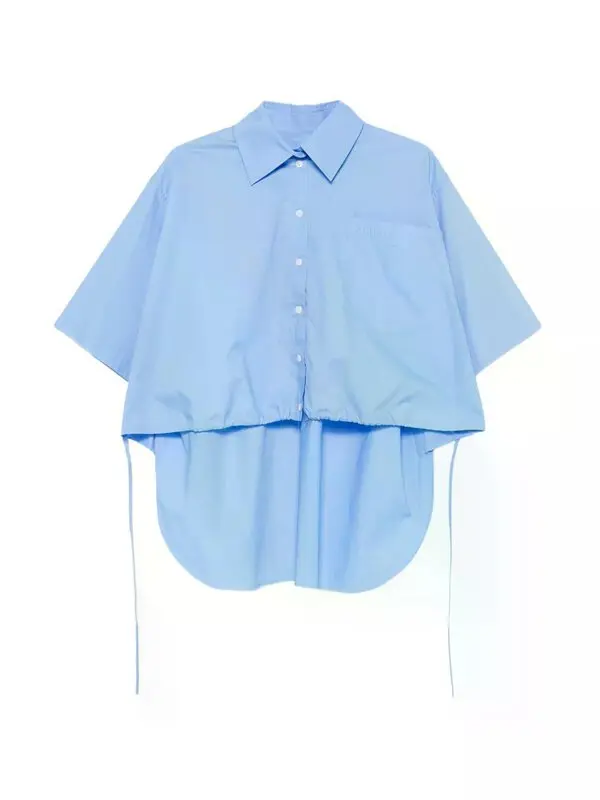 LITKOVSKA Drawstring Shirt - Blue