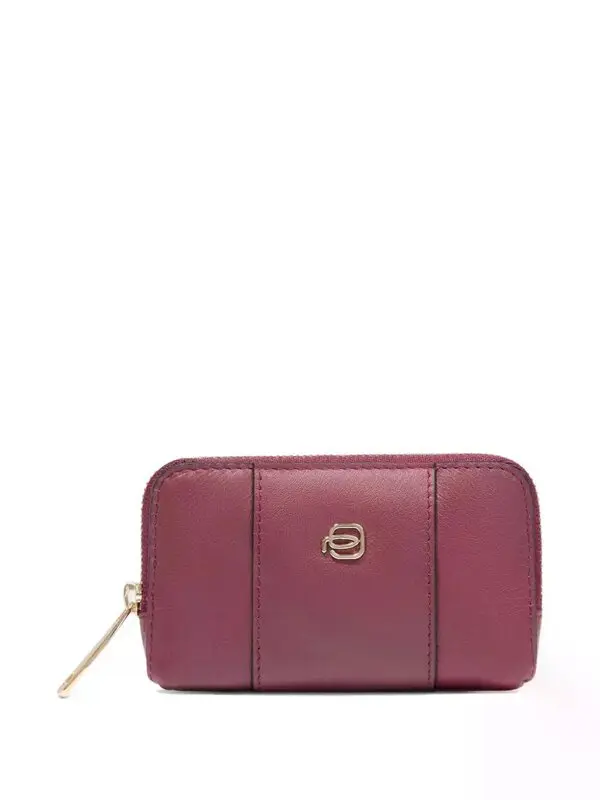 PIQUADRO Logo-plaque Leather Key Holder