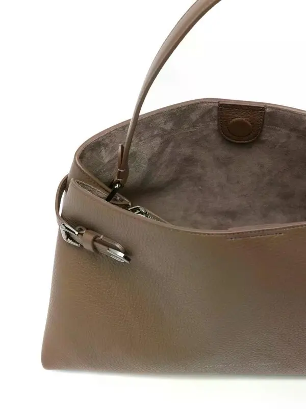 Brunello Cucinelli Pebble-leather Tote Bag - Brown