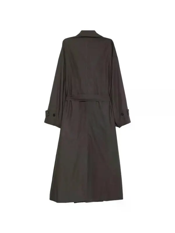 Soeur Helio Double-breasted Belted Jacket - Grey