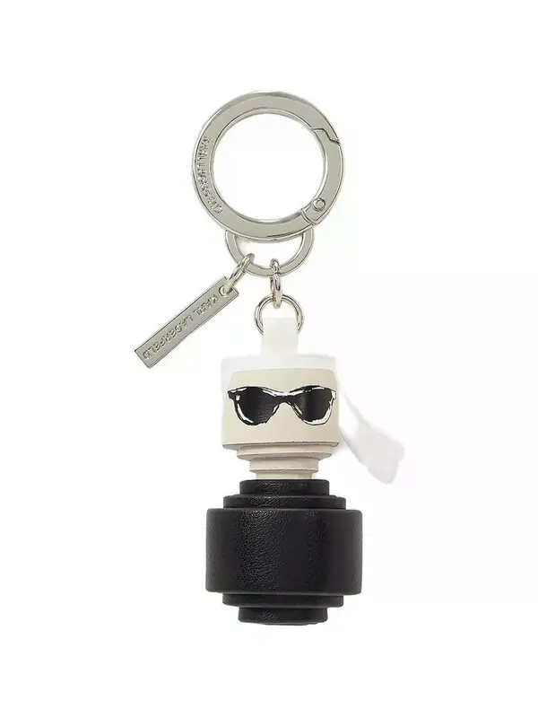 Karl Lagerfeld Ikonik Figurine Keyring - Black