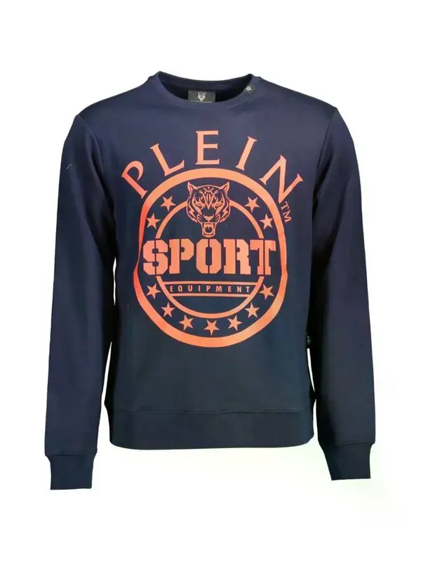 PLEIN SPORT Tiger-print Crew-neck Sweater