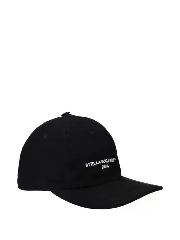 Stella McCartney Logo-embroidered Baseball Cap - Black