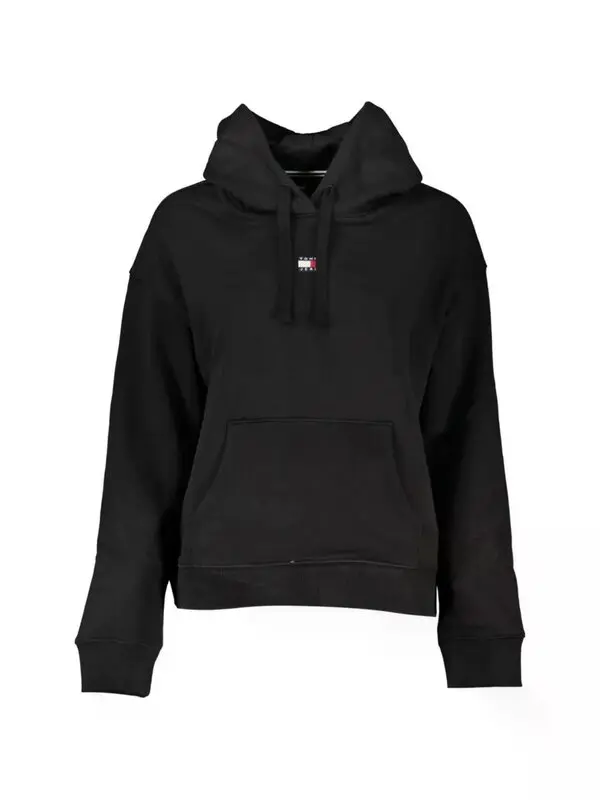 Tommy Hilfiger Logo-patch Hoodie - Black