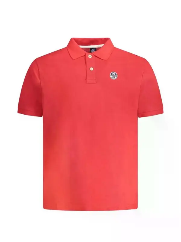 NORTH SAILS Logo-embroidered Cotton Polo Shirt - Red