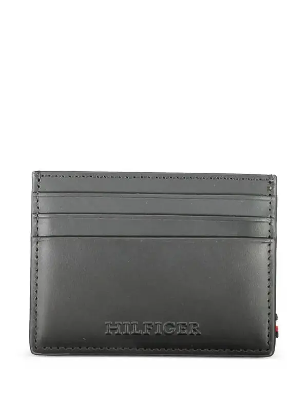Tommy Hilfiger Logo Leather Card Holder