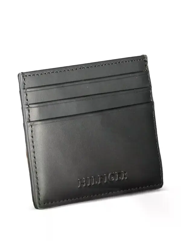 Tommy Hilfiger Logo Leather Card Holder