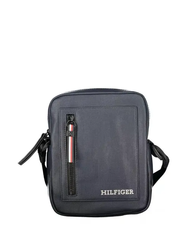 Tommy Hilfiger Logo Lettering Messenger Bag - Blue
