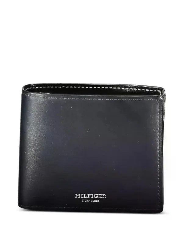 Tommy Hilfiger Logo-print Bifold Wallet - Black