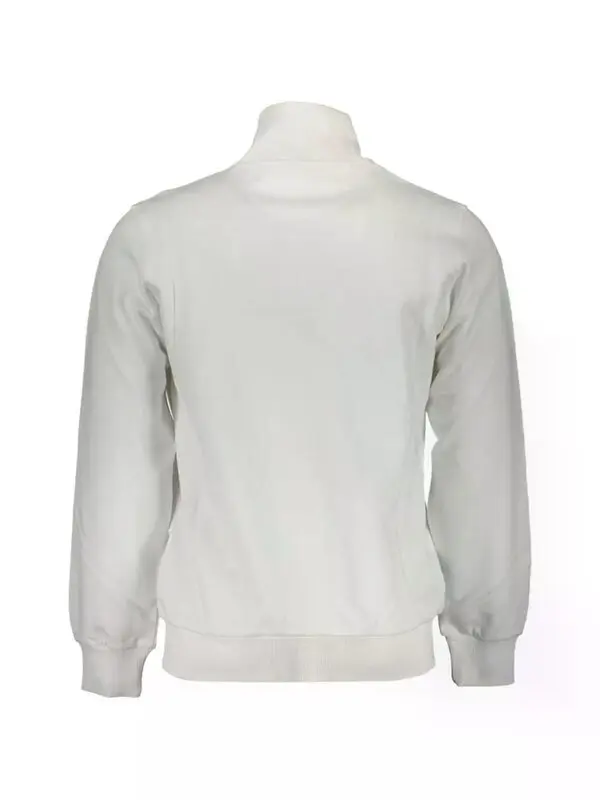 LA MARTINA Logo-embroidered Zip-up Sweater - White