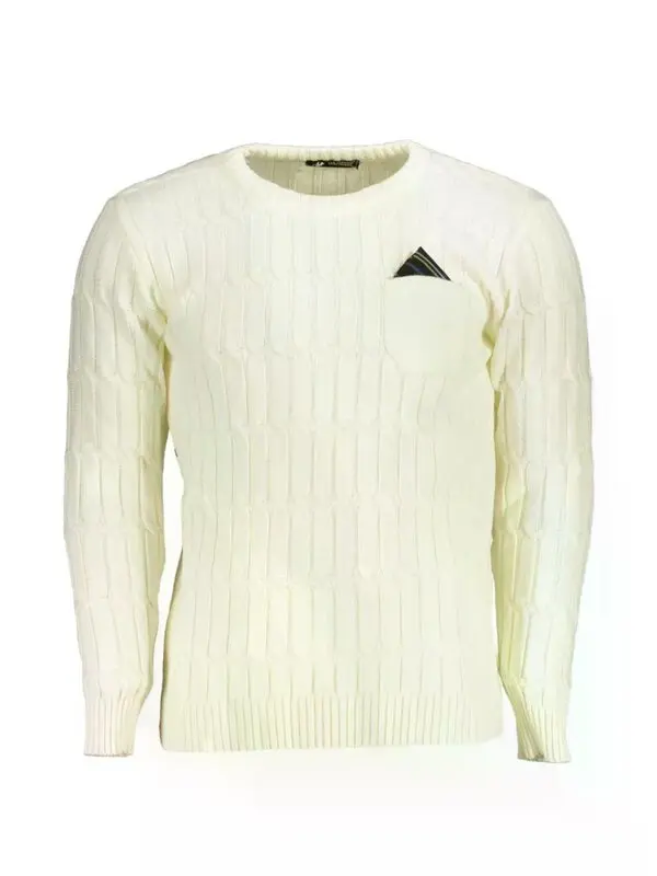U.S. Grand Cable-knit Chest-pocket Sweater