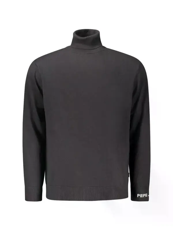 Pepe Jeans Ribbed-knit Turtleneck Cotton Sweater