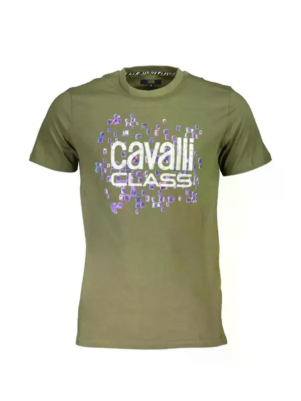 Roberto Cavalli Logo-print T-shirt - Green