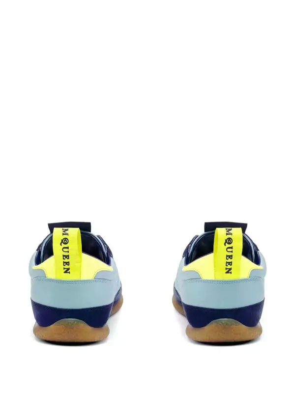 Alexander McQueen Panelled Lace-up Sneakers - Blue