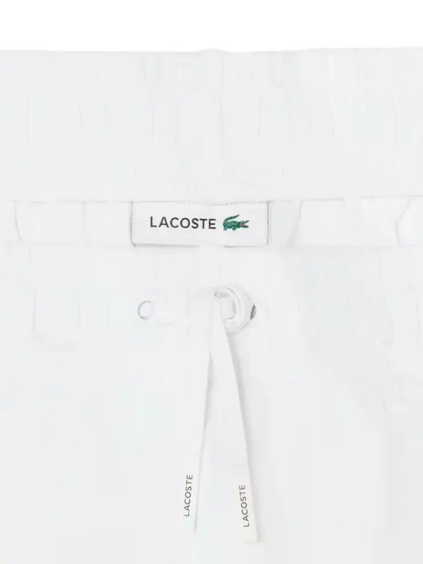 Lacoste Logo-appliqué Drawstring Track Pants - White