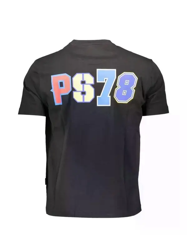 PLEIN SPORT Logo-print Cotton T-shirt - Black