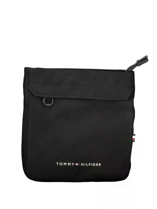 Tommy Hilfiger Logo-print Shoulder Bag - Black