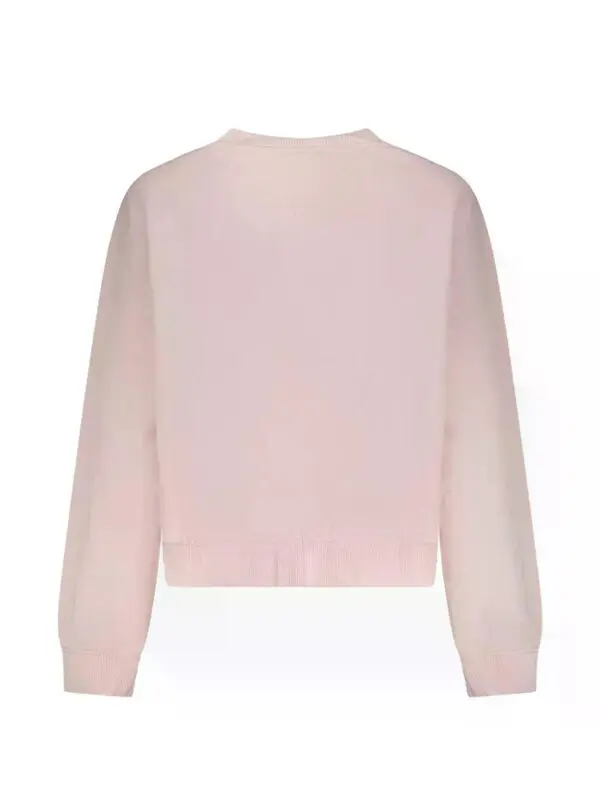 Tommy Hilfiger Logo-embroidered Cotton Sweatshirt - Pink