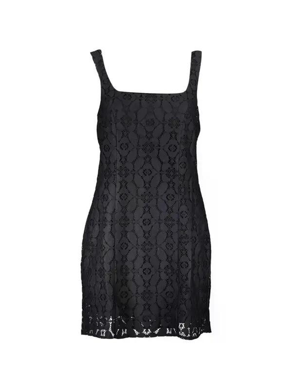 Desigual Square-neck Sleeveless Mini Dress - Black