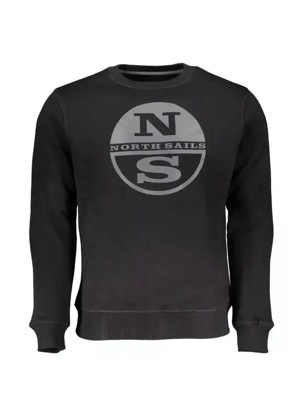 NORTH SAILS Logo-print Cotton Sweatshirt - Black