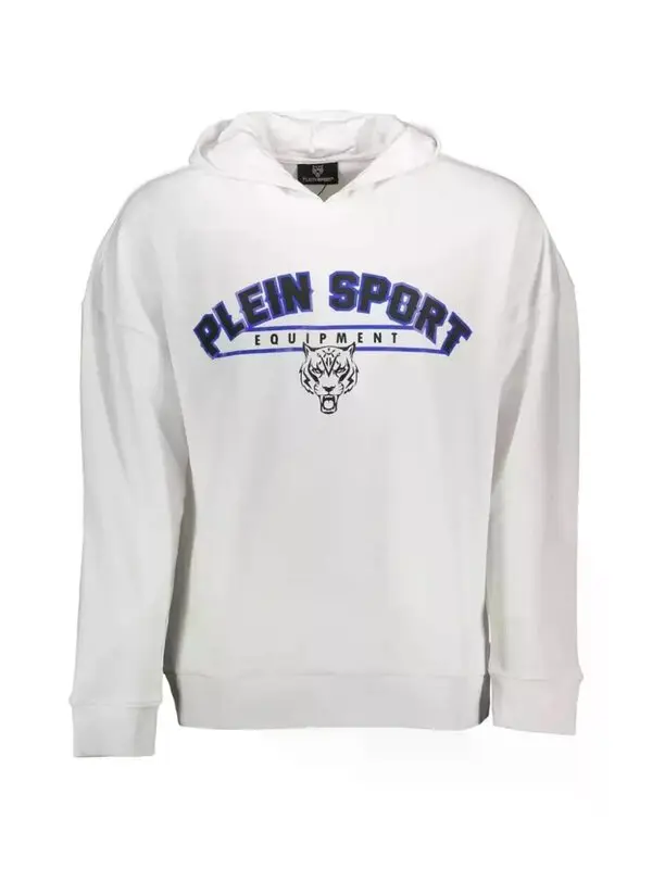 PLEIN SPORT Logo-print Hoodie - White