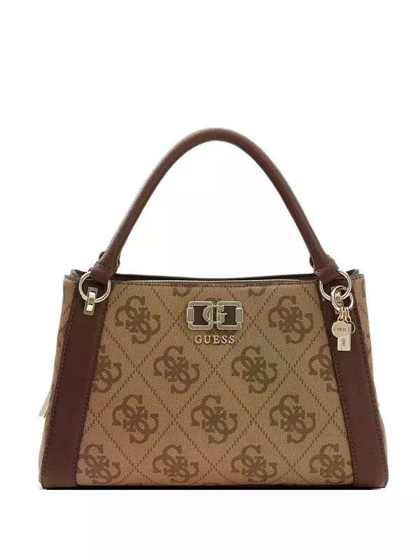 Guess Karnilla Padlock Cross Body Bag - Neutrals