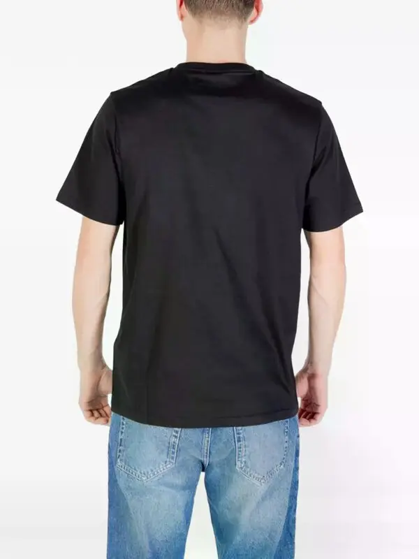 LYLE & SCOTT Embroidered-logo Cotton T-shirt - Black