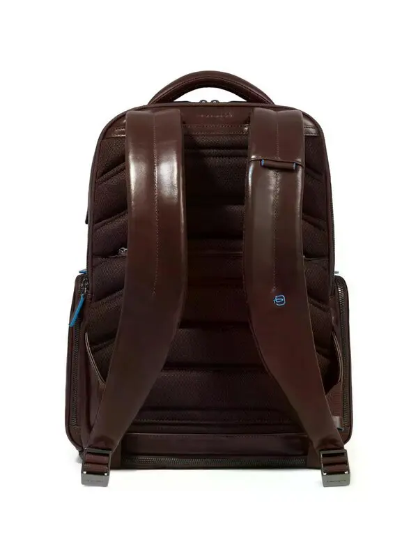 PIQUADRO Multi-pocket Laptop Backpack - Brown