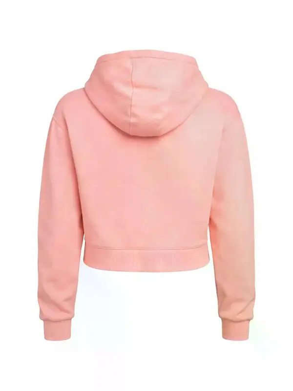 Guess Logo-print Hoodie - Pink