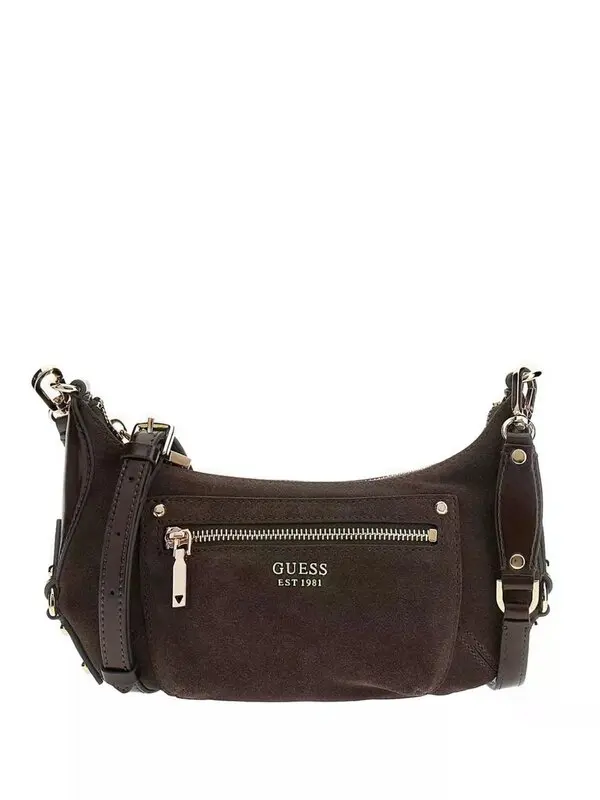 Guess Mini Marsha Cross Body Bag - Brown