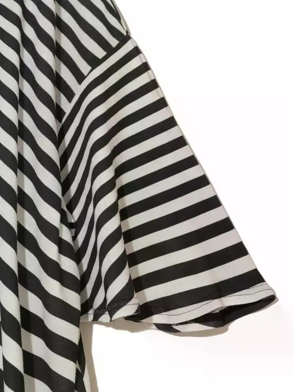 Undercover Striped Asymmetric T-shirt