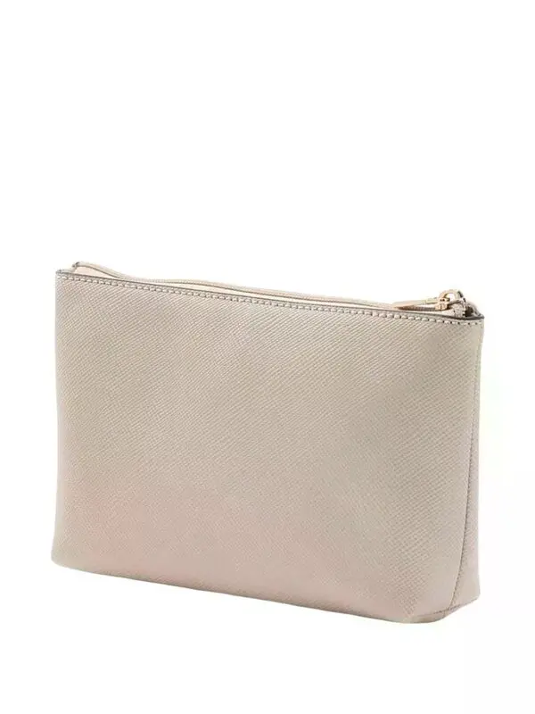 Guess Logo-plaque Makeup Bag - Neutrals
