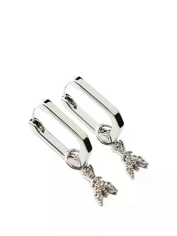 Patrizia Pepe Fly Detail Hoop Earrings