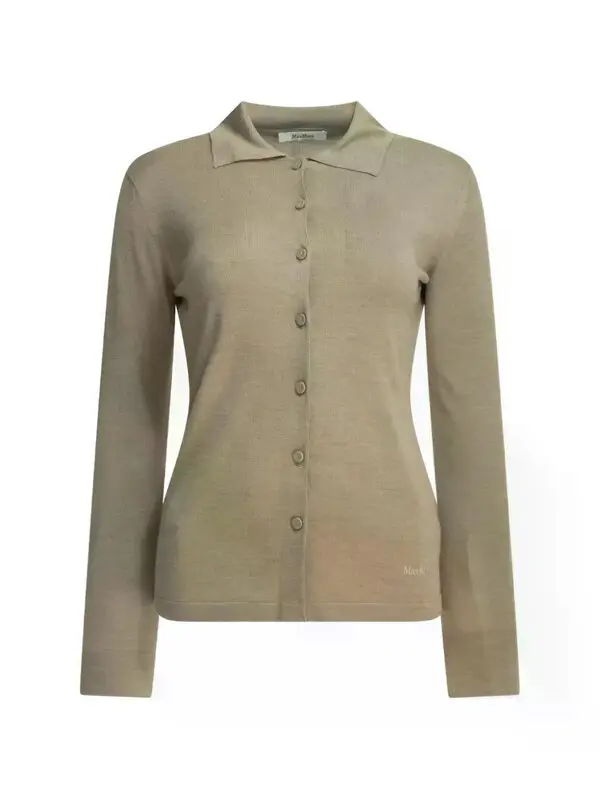 Max Mara Button-up Collared Cardigan - Neutrals